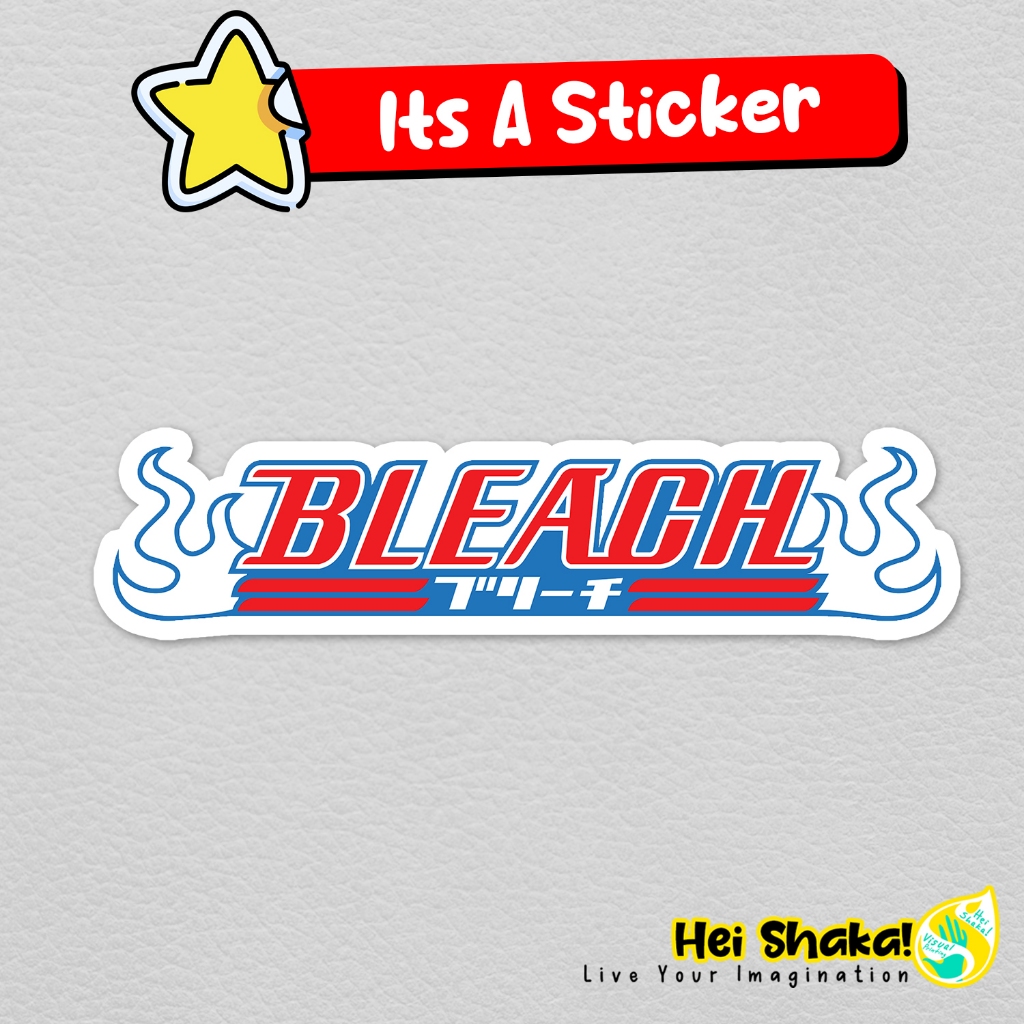 Bleach Logo Sticker Vinyl Sticker Anime Japanese Manga Waterproof ...