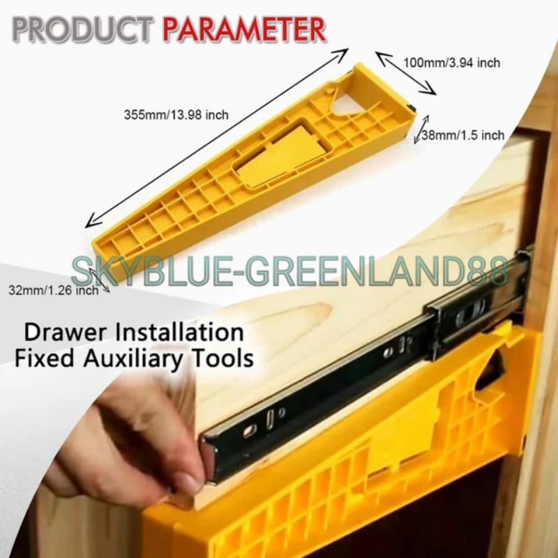 Drawer Slide Jig Cabinet Hardware Handle Installation Hinge Jig Drill ...