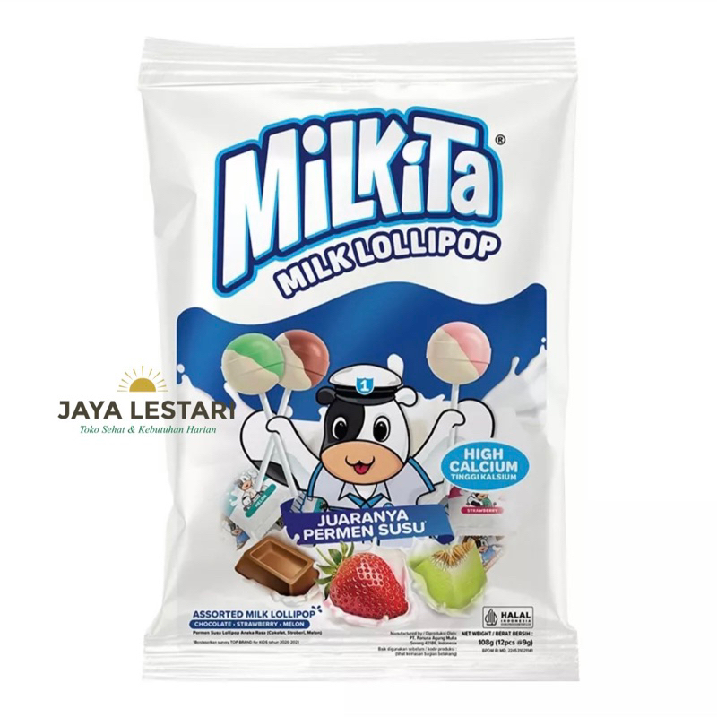 Milkita Milk Lollipop (Contains 12/Pack) (108g) | Shopee Malaysia