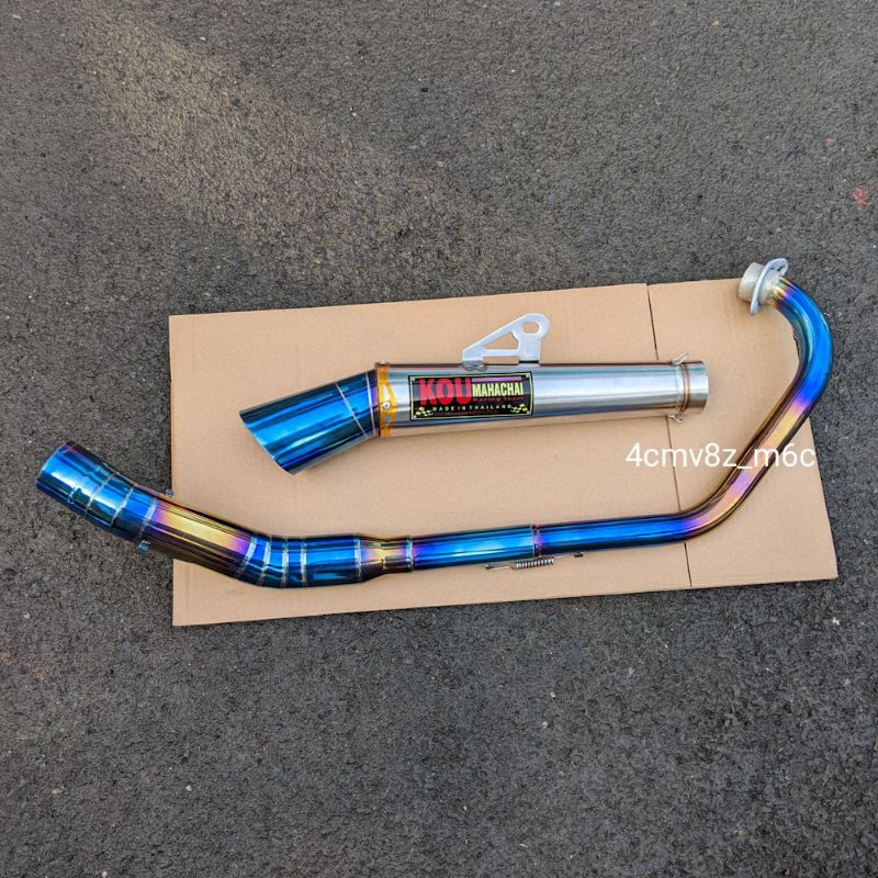Open Spec pipe exhaust Kou Mahachai 51mm for Tmx 125 155 Rusi tc 125 ...