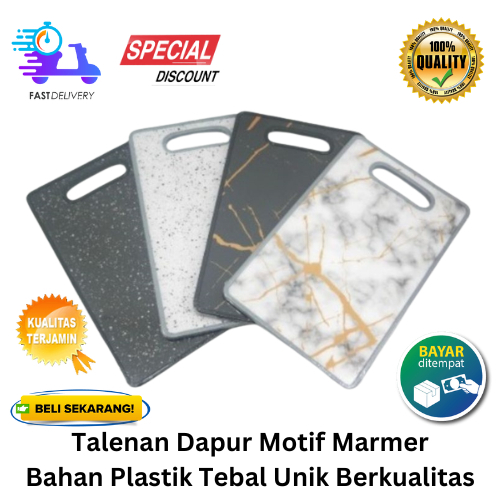 Plastic Cutting Board With Ceramic Marble Motif, Strong, Thick ...