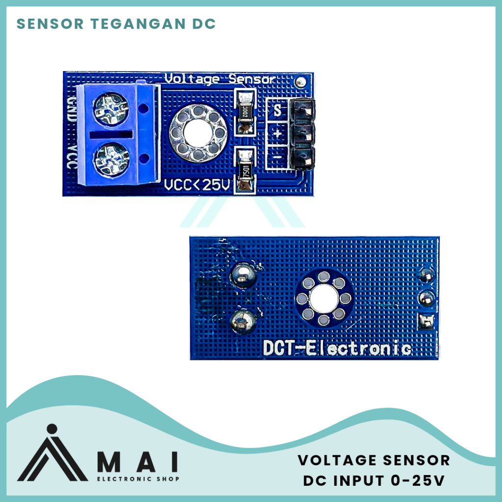 Dc Voltage Sensor Voltage Sensor Measurement 0-25V for Arduino STM32 ...