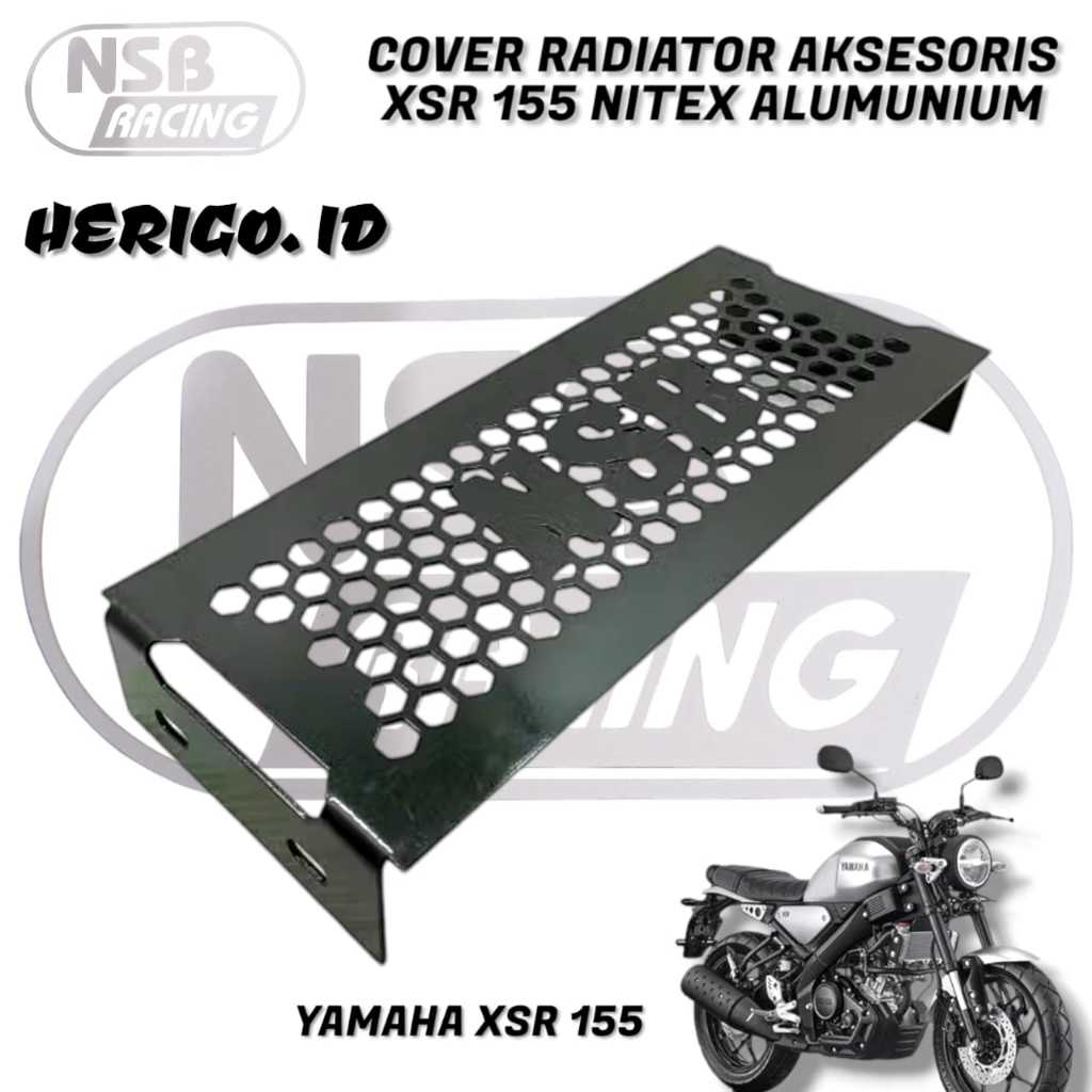 RADIATOR COVER ACCESSORIES YAMAHA XSR 155 NITEX ALUMUNIUM SAFETY YAMAHA ...