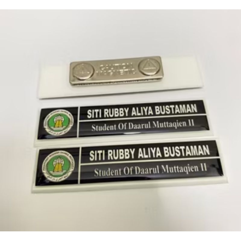 Name tag pdh couting l name tag pdh couting + logo & title | Shopee ...