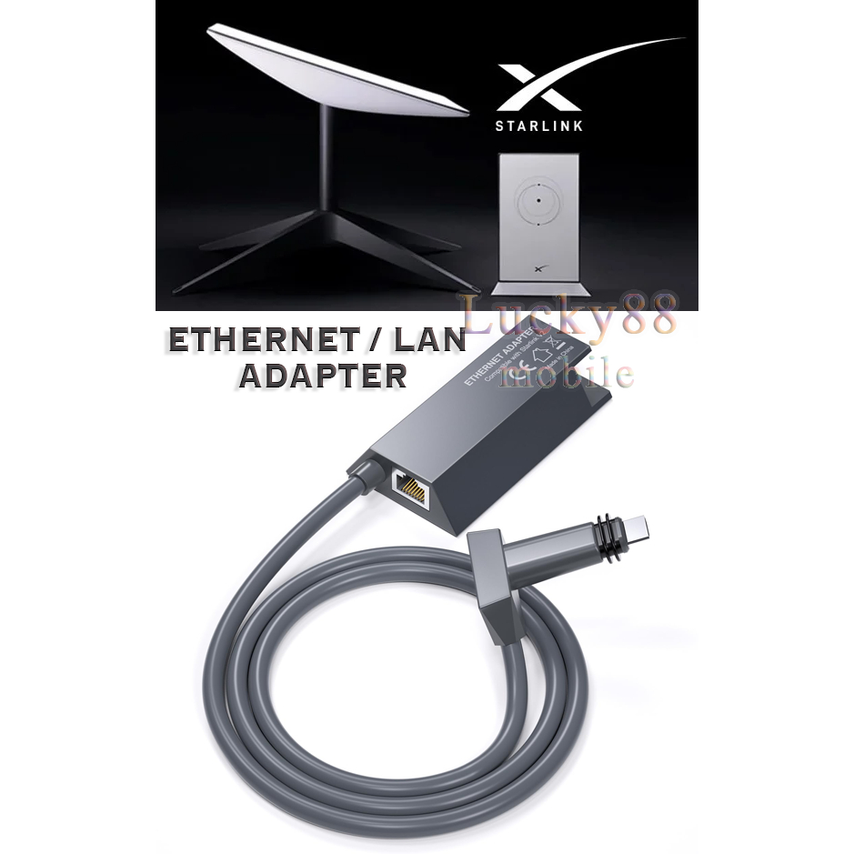 Ethernet Adapter LAN RJ45 for Starlink Gen 2 V2 / Standard Wi-Fi Wifi ...