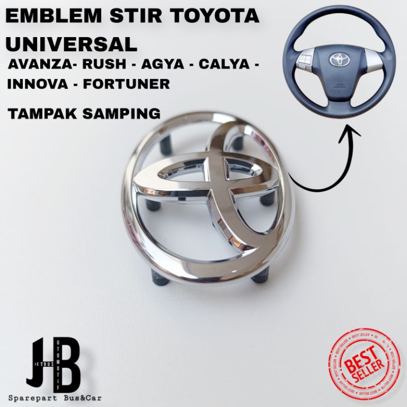 Toyota Steering Wheel Logo Universal Toyota Steering Wheel Emblem (All ...