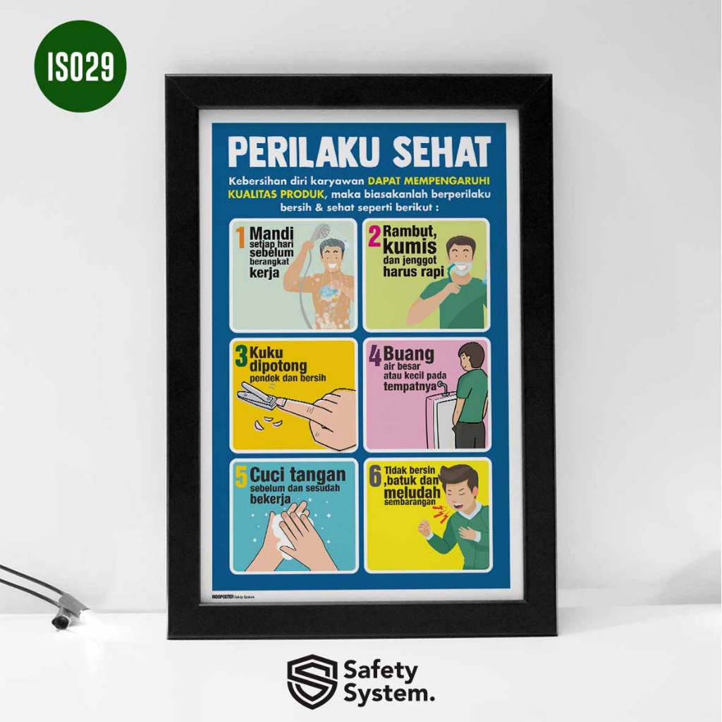 K3 Work Safety Poster Safety Lean Kaizen Avoid 8 Production Reporting ...