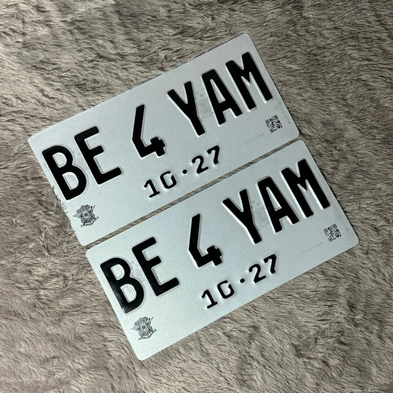 Custom Metal Car Plate JDM Japan Japan Reflective Barcode Pair | Shopee ...