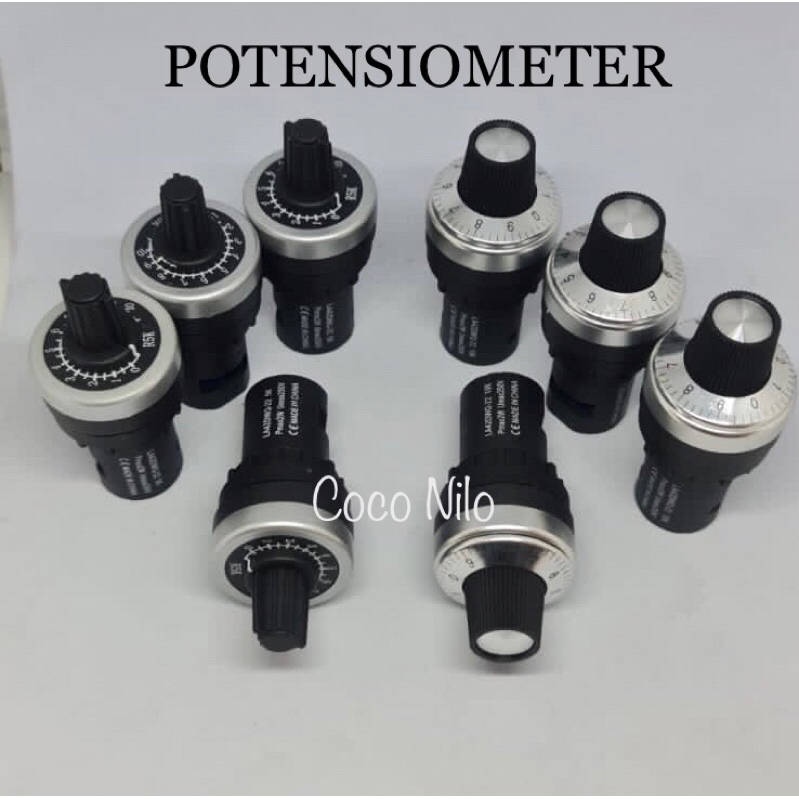 Potentiometer Potentiometer 22mm Potentiometer Knob Panel Potentiometer ...