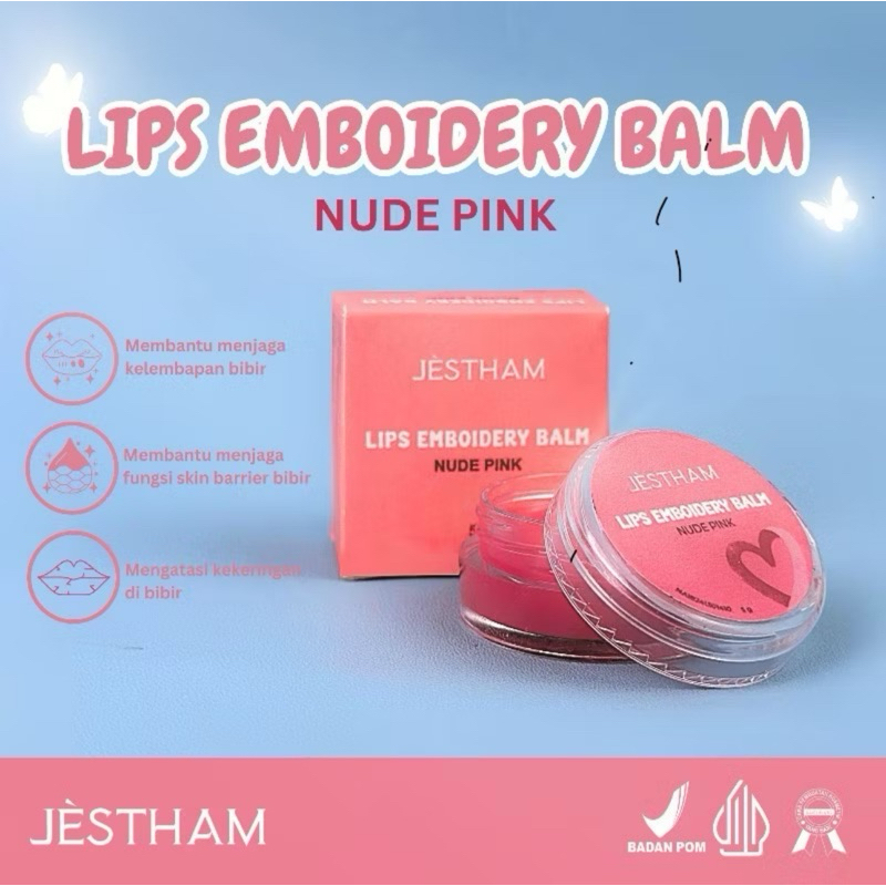 Jestham Lips Embroisdery Balm | Shopee Malaysia