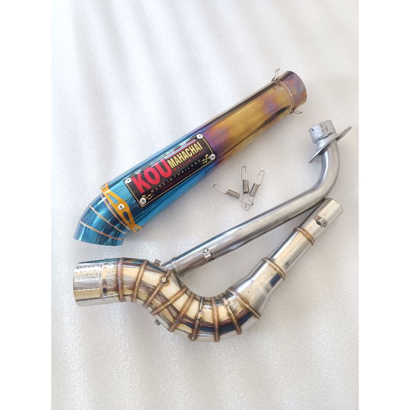 Kou Pipe canister conical open specs exhaust Pipe for Wave 125 Xrm 110/ ...