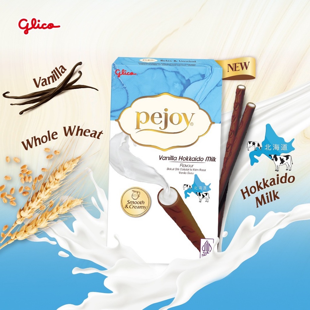 Glico Pejoy Vanilla Hokkaido Milk 30gr | Shopee Malaysia