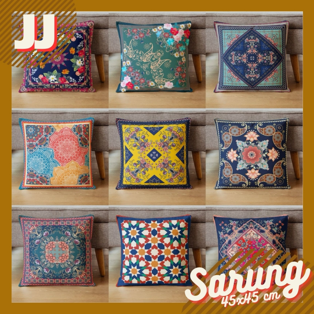 Sofa Cushion Cover PRINT TURKISH TURKEY Moroccan Middle East ARABIC 45X45 CM | Shopee Malaysia