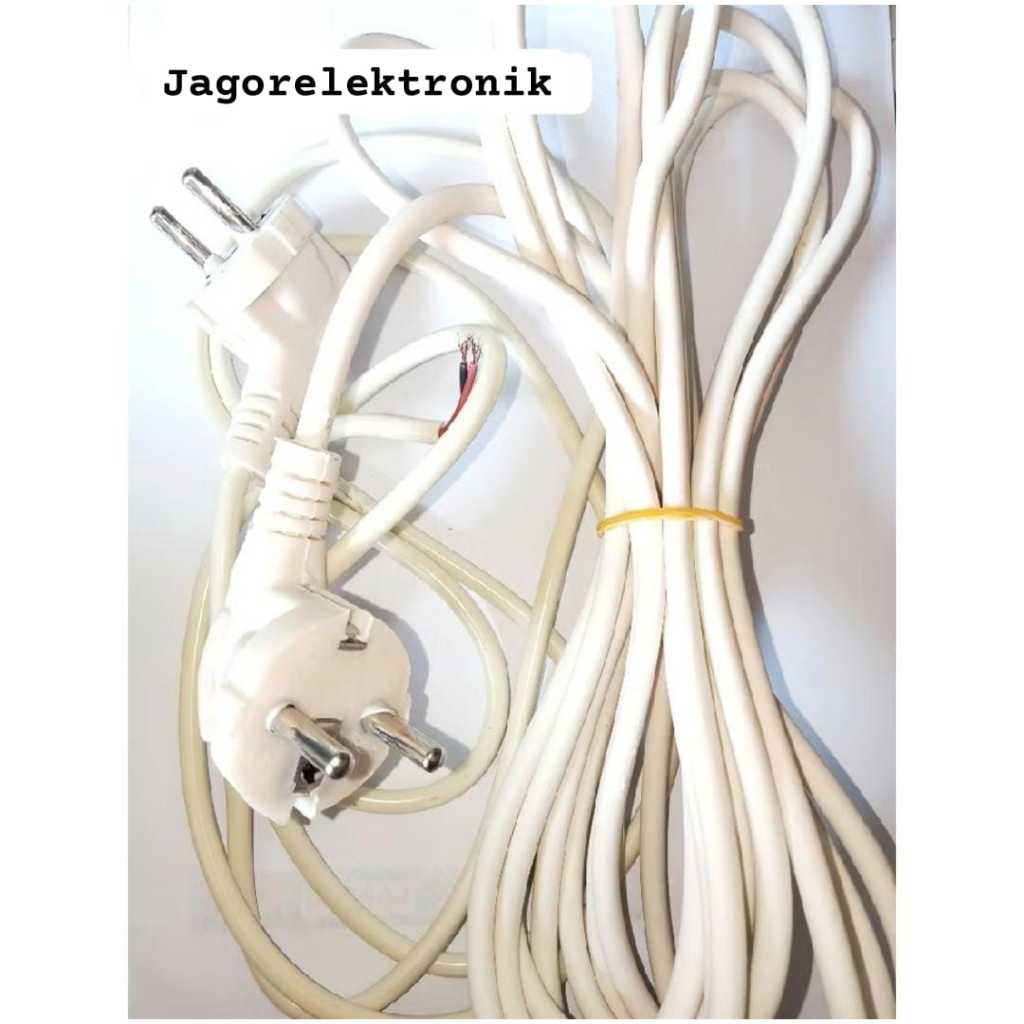 PUTIH 1.8m White Buntung Power Cable AC Power Cable / Original Buntung ...