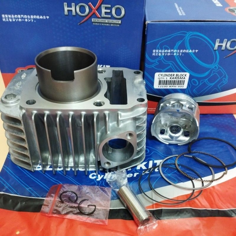 Hoxeo Block PISTON ASSY KARISMA (KPH)/SUPRA X 125 Old/Charisma/Block ...