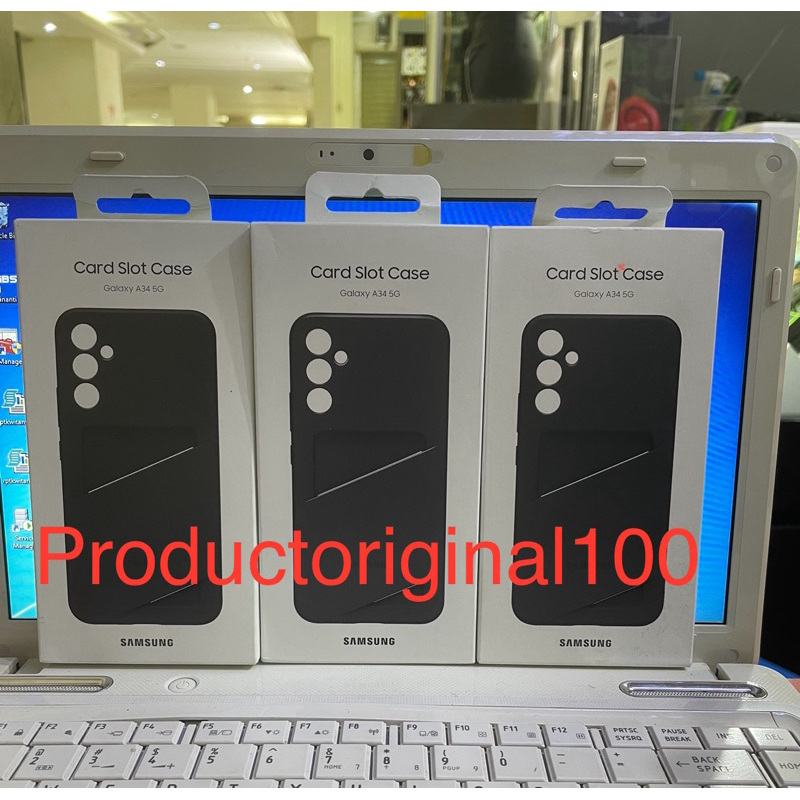 Samsung Galaxy A34 5G Card Slot Case - Black | Shopee Malaysia