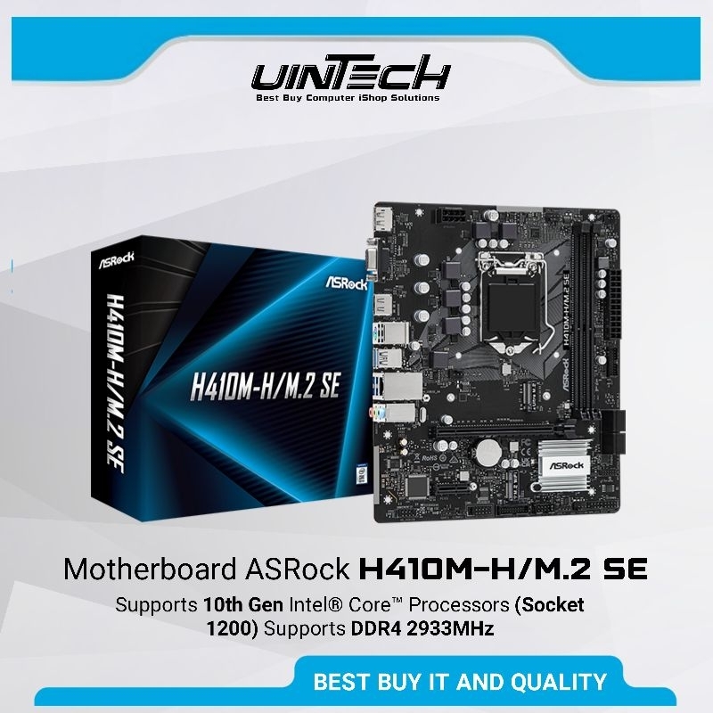 Asrock Motherboard H410M-H/M.2 SE LGA 1200 | Shopee Malaysia