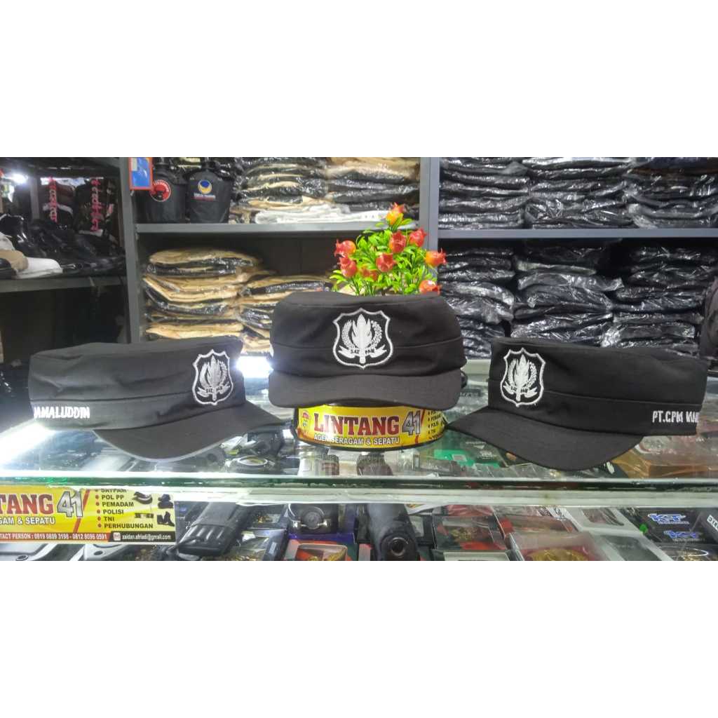 Security Guard Commando Hat 100% original EXCLUSIVE + name embroidery ...
