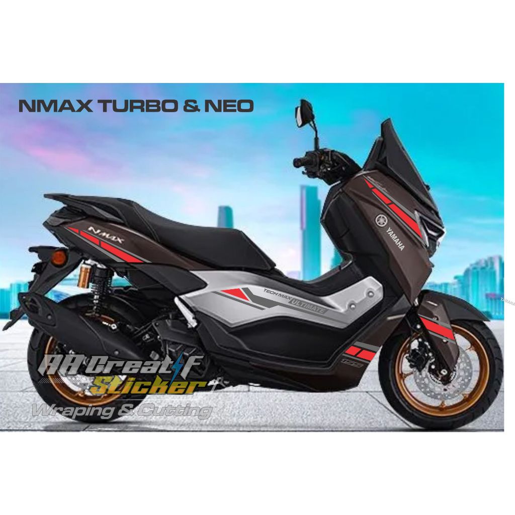 Yamaha nmax turbo and neo anniversary livery cutting stickers | Shopee ...