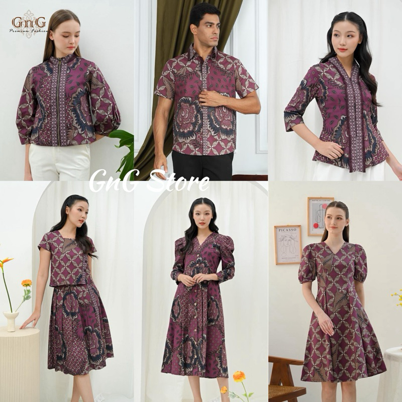 SOS series/ Couple Batik/ Batik Uniform/ Men's Batik/ Women's Batik ...