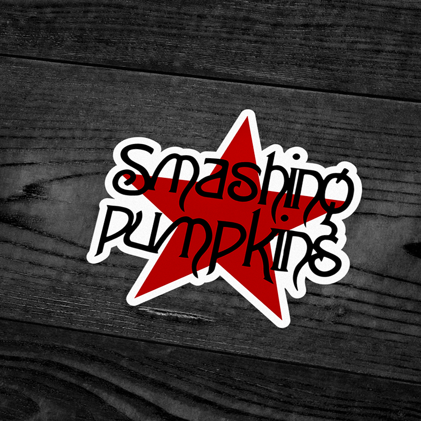 THE SMASHING PUMPKINS Sticker Band THE SMASHING PUMPKINS (BOOTLEG ...