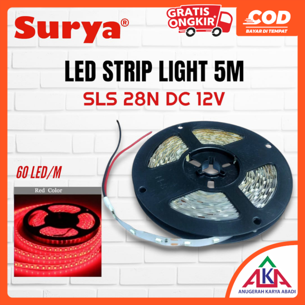 SURYA LED Strip Lights SLS 28N / 50N DC 12V SMD 3528 / 5050 Indoor IP33 ...