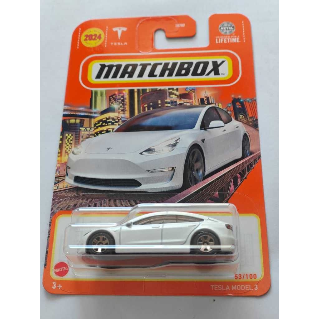 Matchbox - Tesla Model 3 White 2024 New Nuovo | Shopee Malaysia