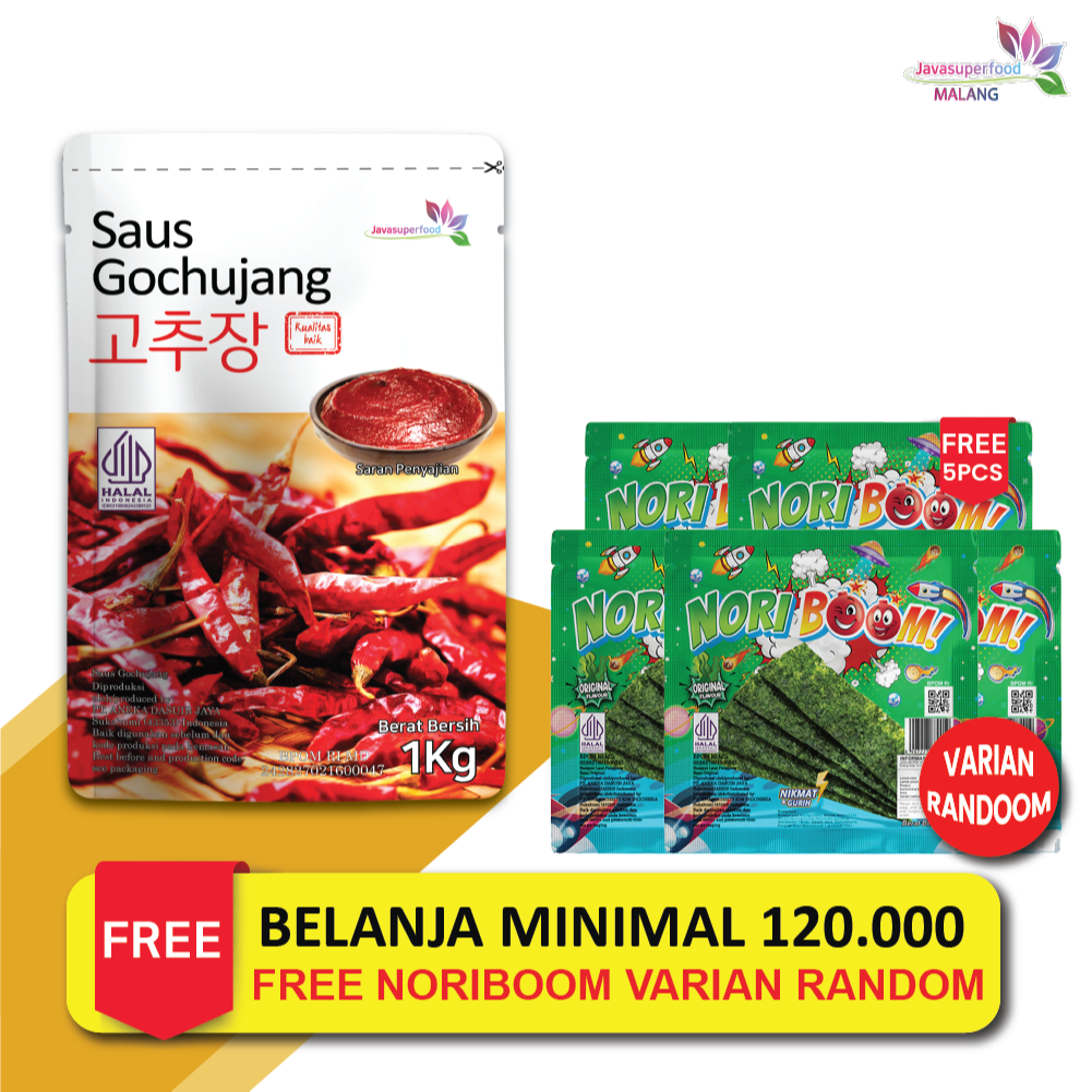 Gochujang HALAL 1KG/Gochujang Original Korean Flavor/Sauce Sambal Pasta ...