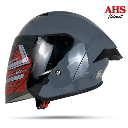 Half FACE HELMET MVP RR-15 SOLID HANDLING PACKAGE SINGLE VISOR FREE ...