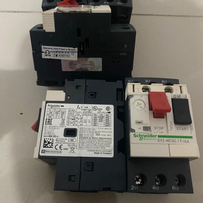 Schneider gv2me circuit breaker motor 10 14 16 20 21 | Shopee Malaysia
