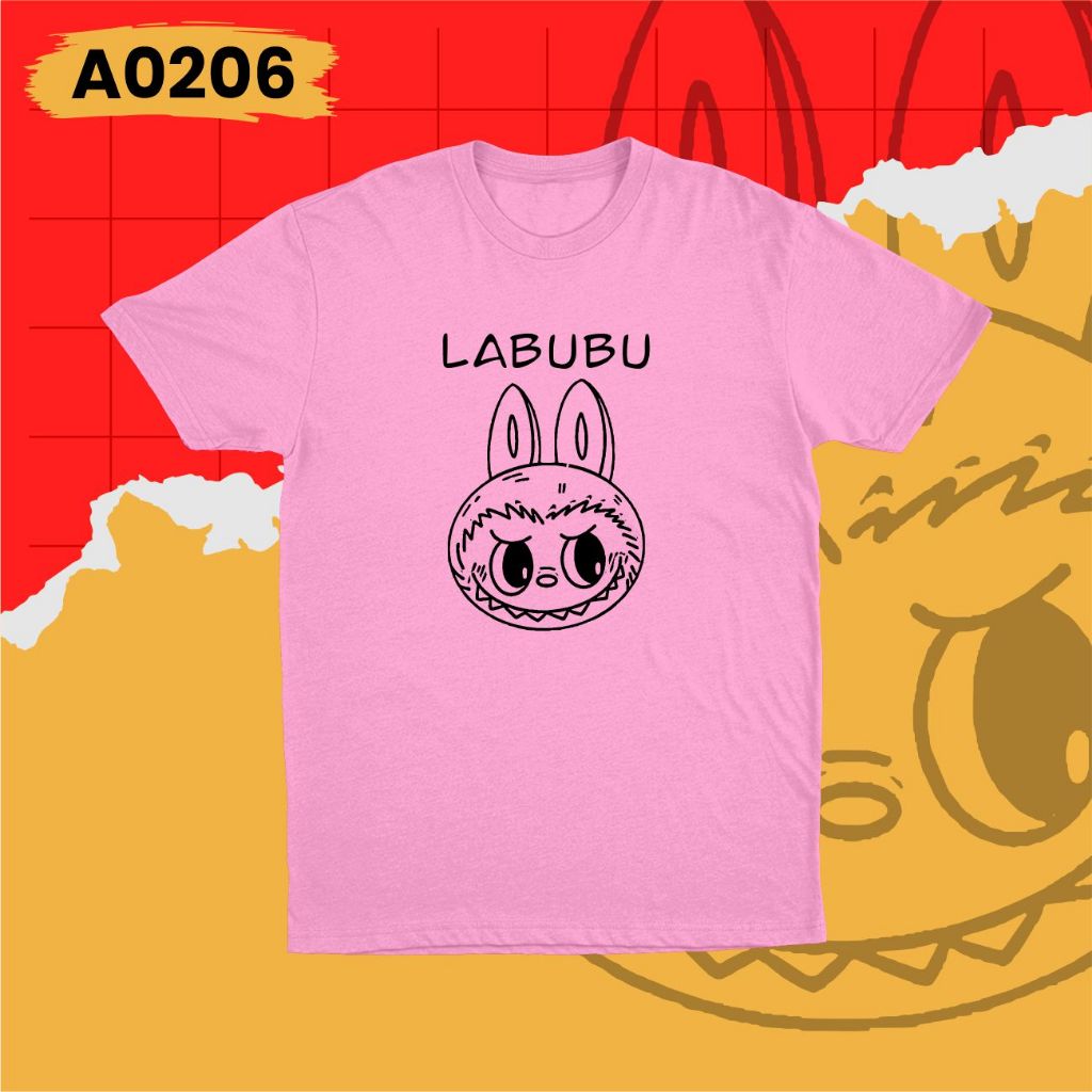 Labubu Head T-shirt in Adult and Child Sizes A0206 | Shopee Malaysia