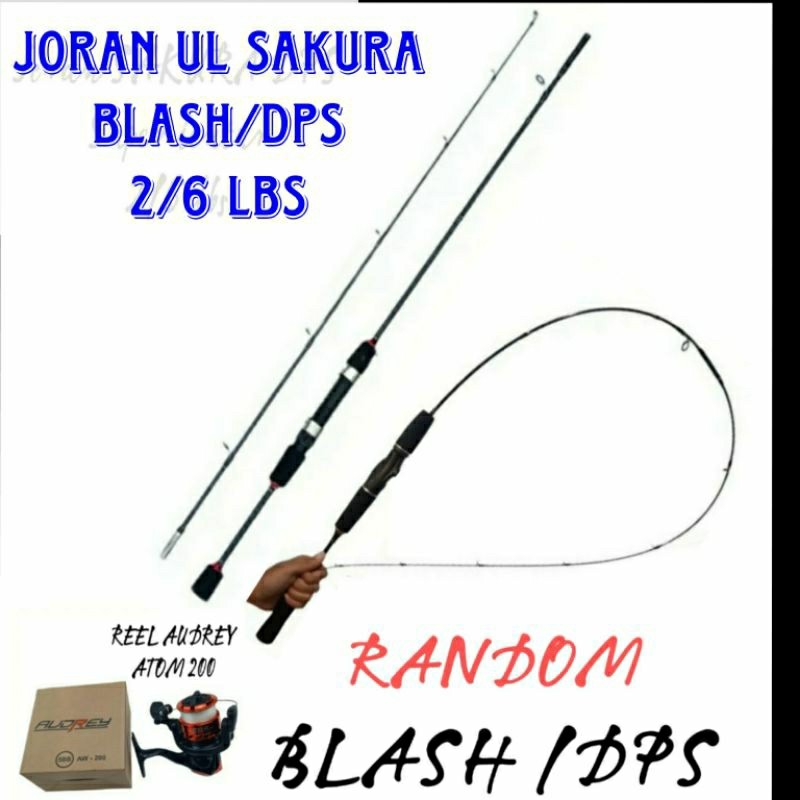 Ul UltralightO Sakura Fishing Rod Solid Fiber Flexible Dps Ultralight ...