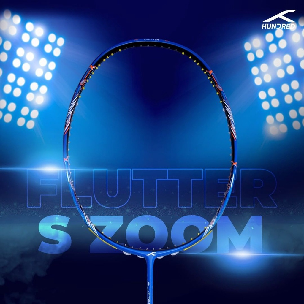 Hundred Flutter S ZOOM Badminton Racket | Shopee Malaysia