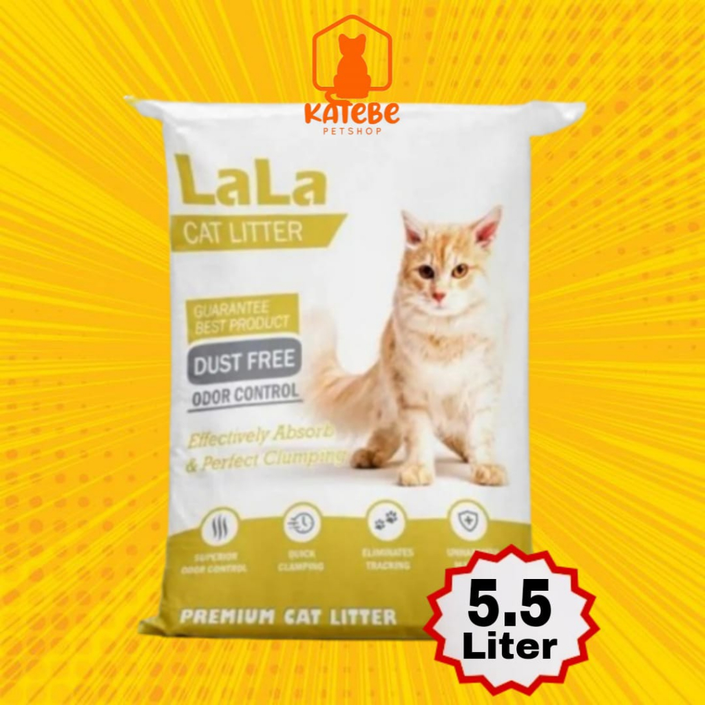 Lala Cat Sand Clumps Fragrant Not Dusty 5.5 Liter | Shopee Malaysia