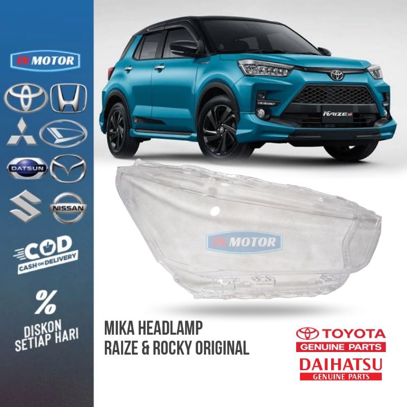 Original RAIZE ROCKY headlamp mica / ROCKY RAIZE headlamp mica | Shopee ...