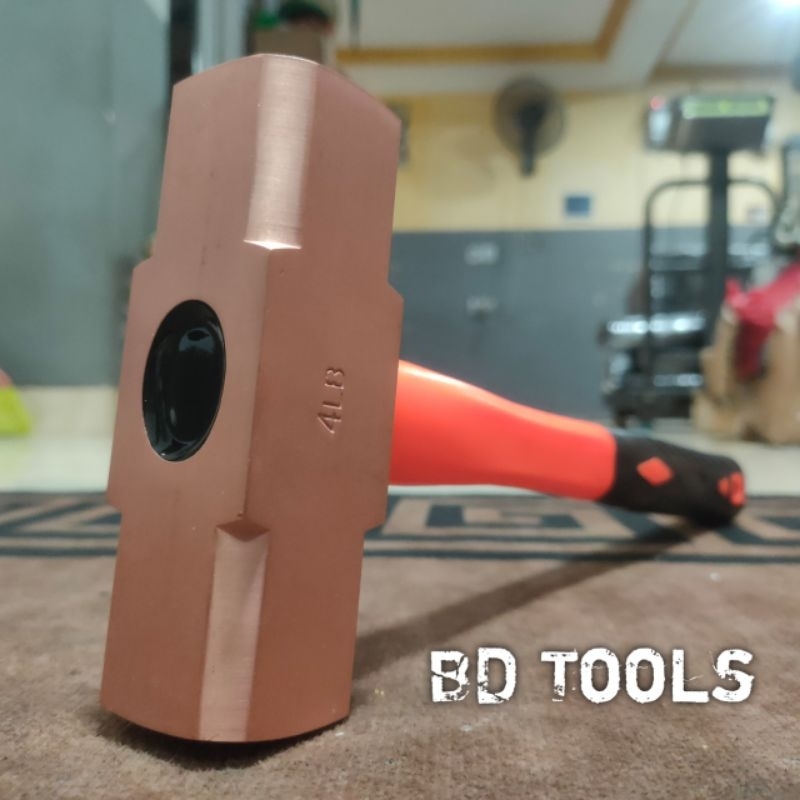 2kg Copper Hammer OPT_JIS Copper Stone Hammer Best Quality Fiber Handle ...