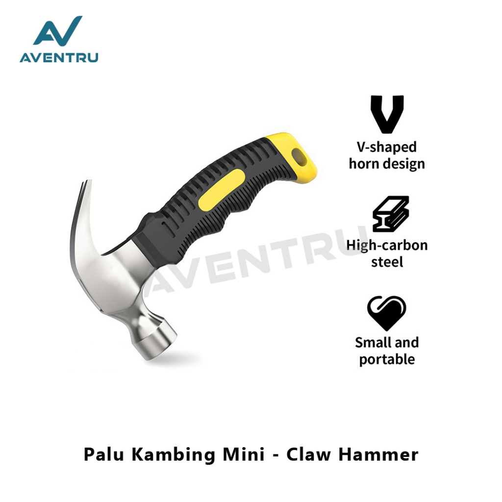 Goat Claw Hammer Mini Small Short Midget Rubber Handle | Shopee Malaysia
