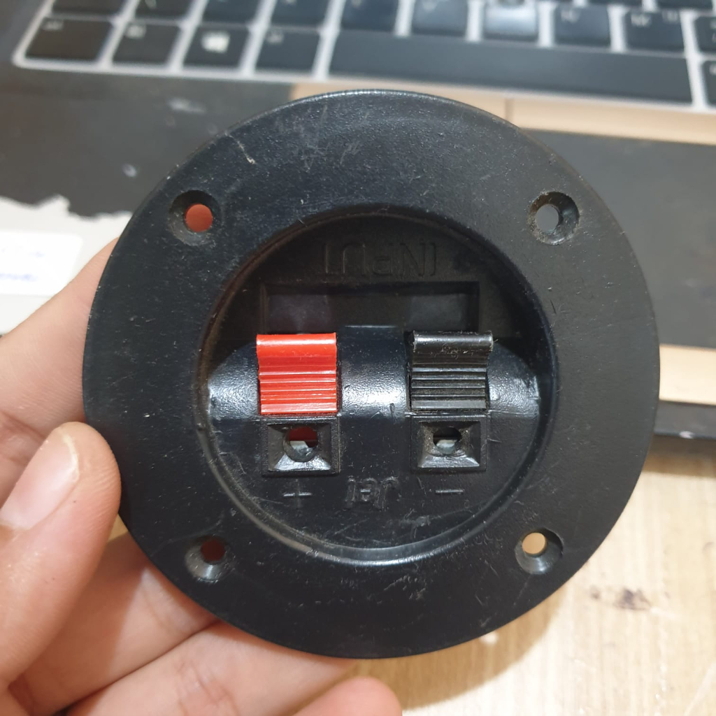 2pin Round speaker Terminal/2pin Clamp speaker box Terminal | Shopee ...