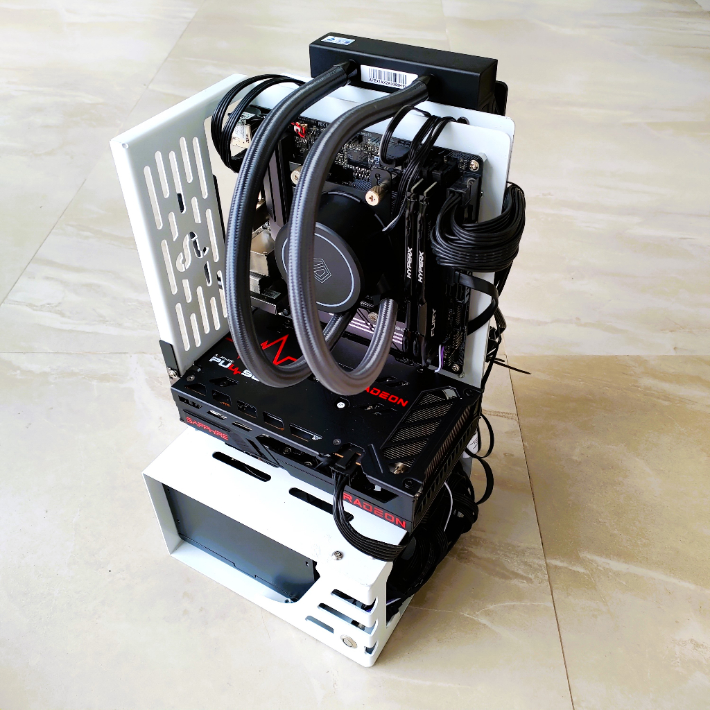 Open Case Cassing PC Mini Computer ITX MITX Desktop | Shopee Malaysia