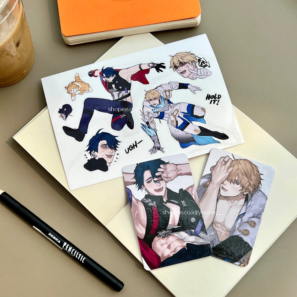 SAMPO Honkai STAR RAIL Sampard Photocard & Sticker Shampoo Gepard by ...