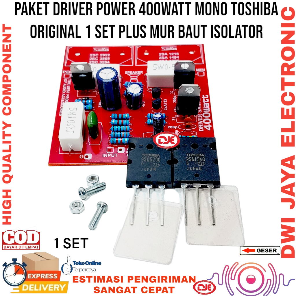 Power 400 WATT MONO PLUS TOSHIBA 5200 ORIGINAL | Shopee Malaysia