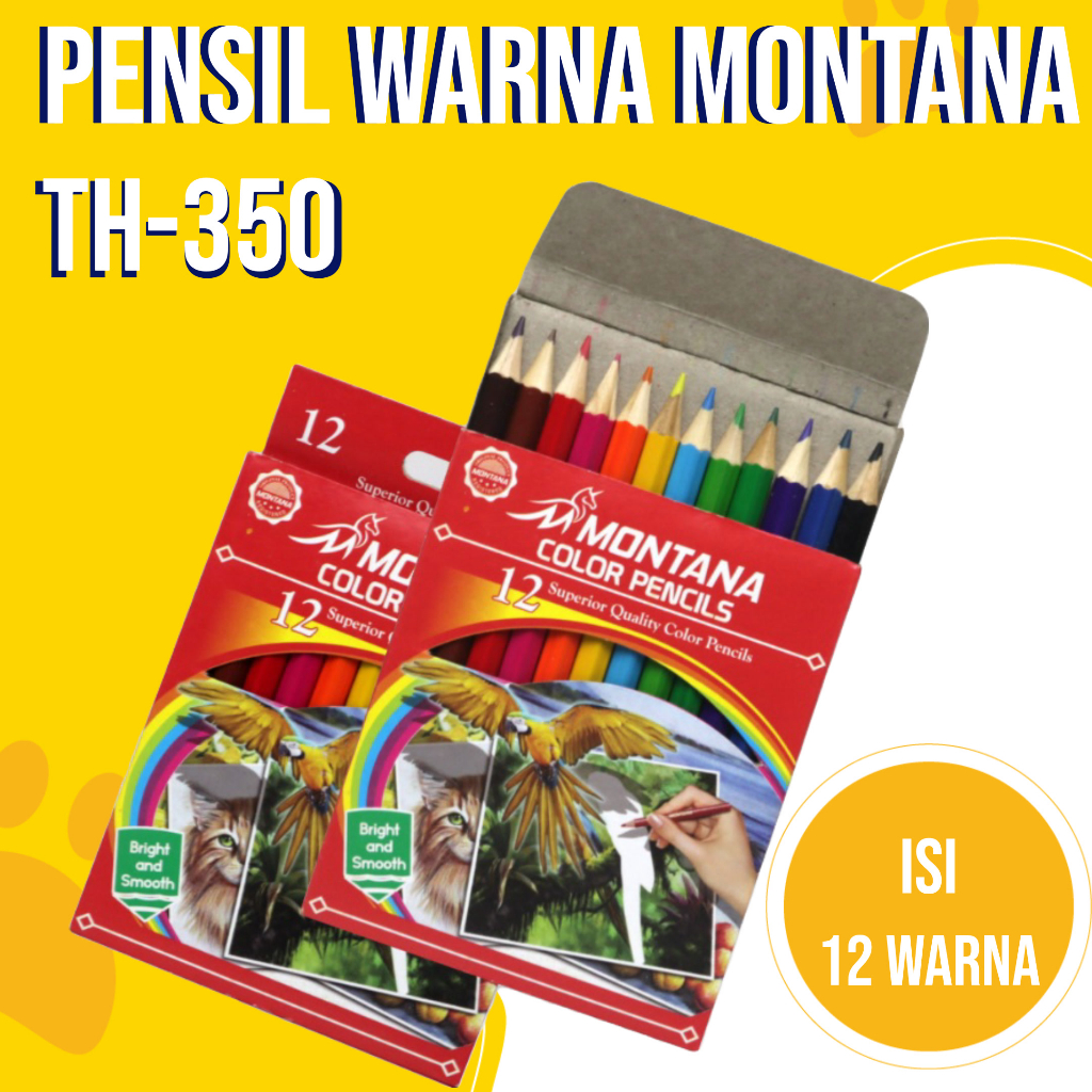 Montana Short Color Pencil 12 Colors | Shopee Malaysia