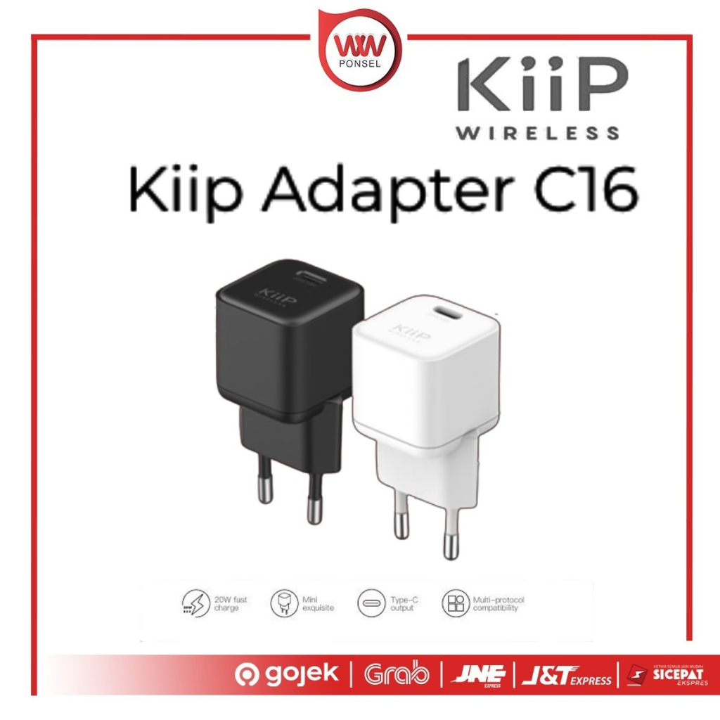 Wireless C16 Charger Head Adapter 20W Travel Fast Charger (KP-CH-C16 ...