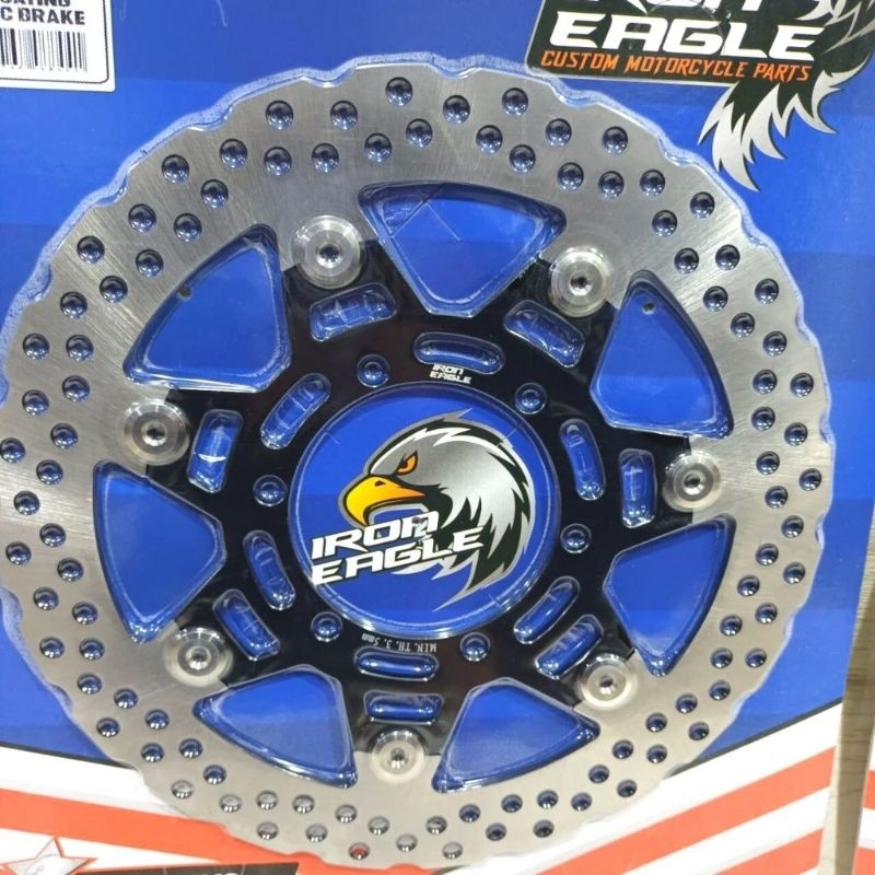 Front dtraker KLX Plate Import 300mm CNC set Bolt floating RIDE IT IRON ...