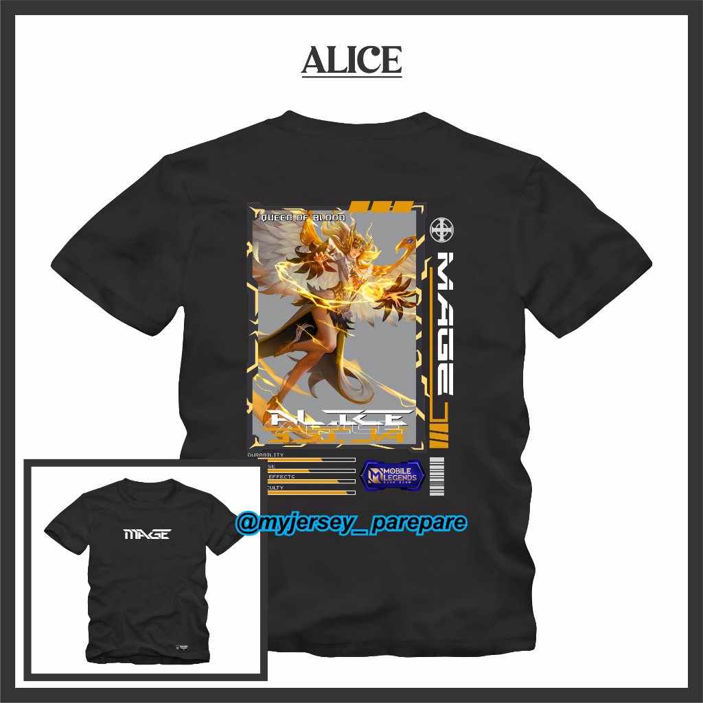 Hero MOBILE LEGENDS T-SHIRT I | Shopee Malaysia