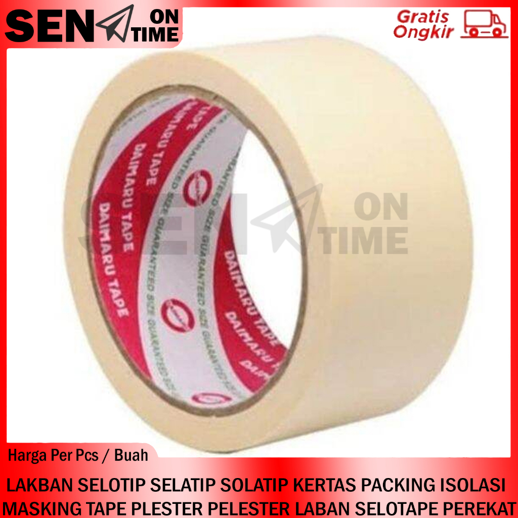 PAPER TAPE SELATIP TAPE SOLATIP PACKING INSULATION MASKING TAPE PLASTER ...