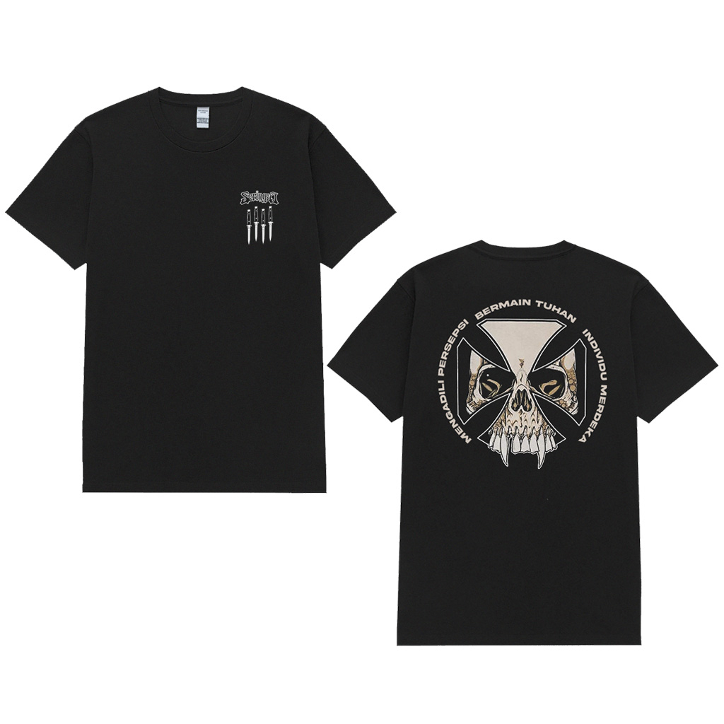 Kaos Band Grinning "Iron" PREMIUM TSHIRT+Free Sticker/ Kaos Band/Baju ...