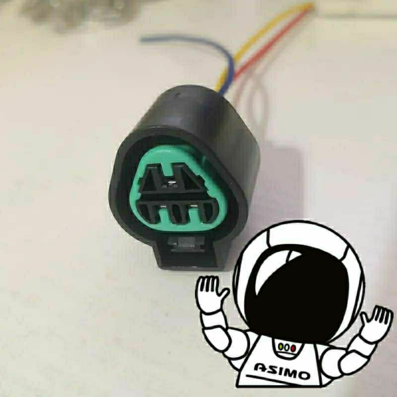 Original mitsubishi lancer 4-door ABS pin sensor socket 4 galant pajero ...