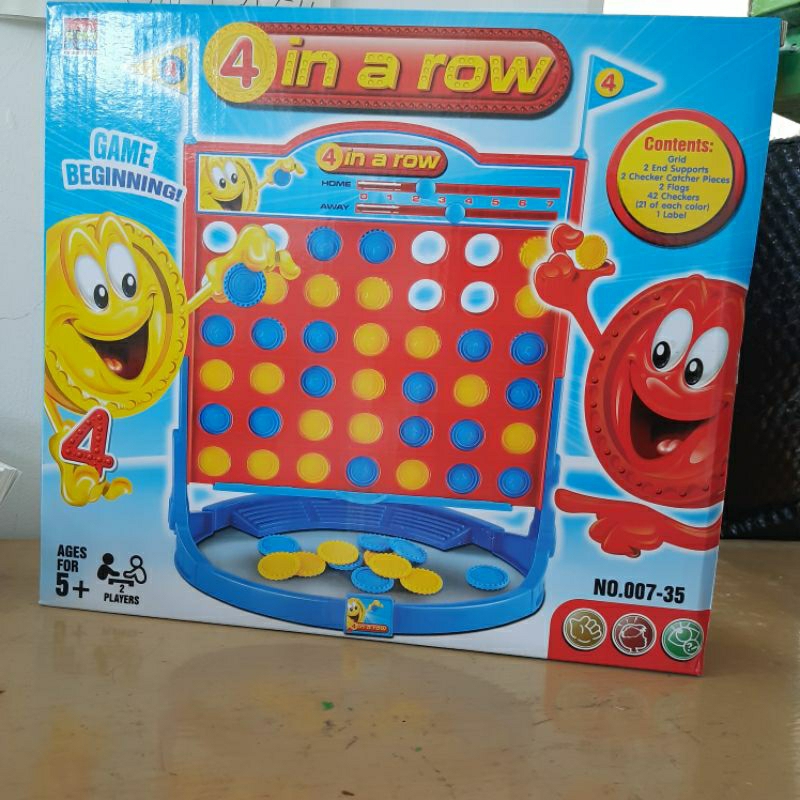 4 IN A ROW - BOARD GAME | Shopee Malaysia