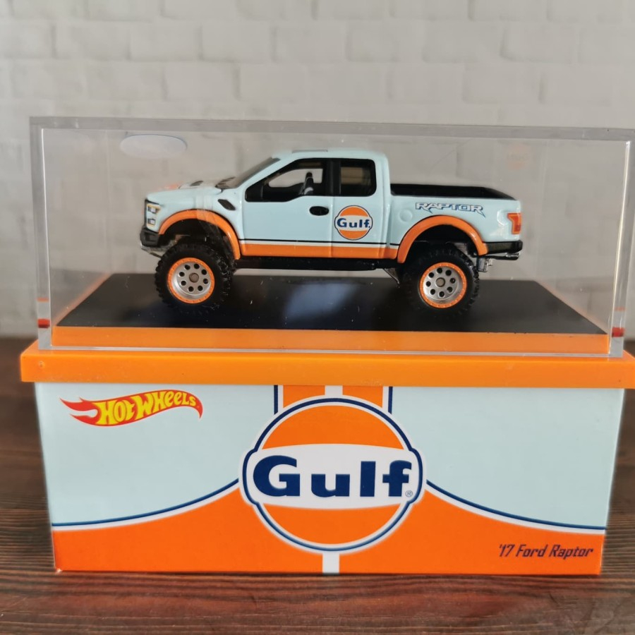 Hot Wheels RLC 17 Ford Raptor gulf Blue open Hood hotwheels | Shopee ...